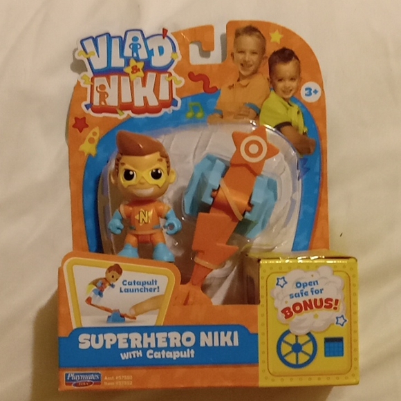 Toys | Nwt Vlad And Niki Superhero Niki With Catapult | Poshmark